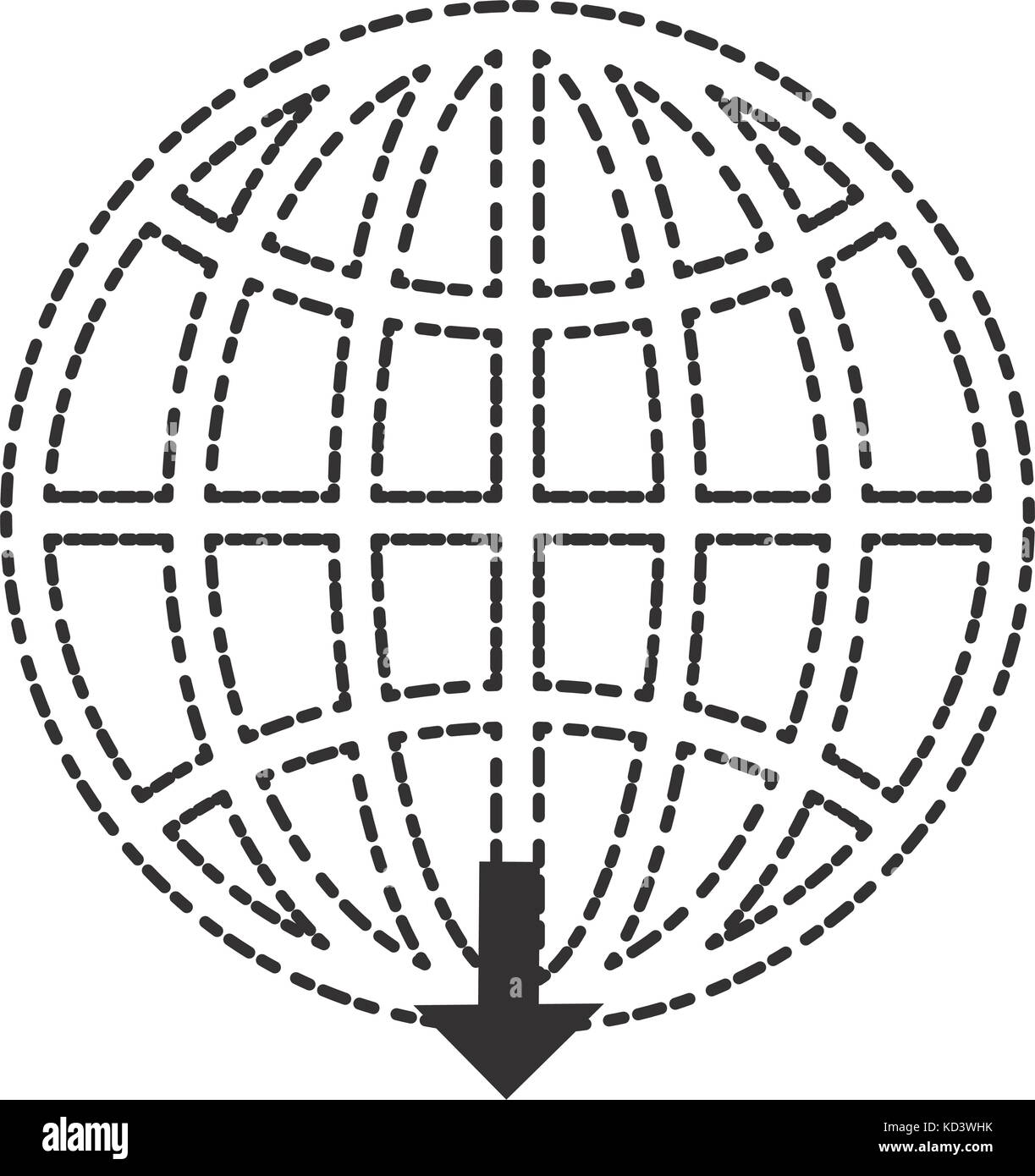 global sphere icon Stock Vector Image & Art - Alamy