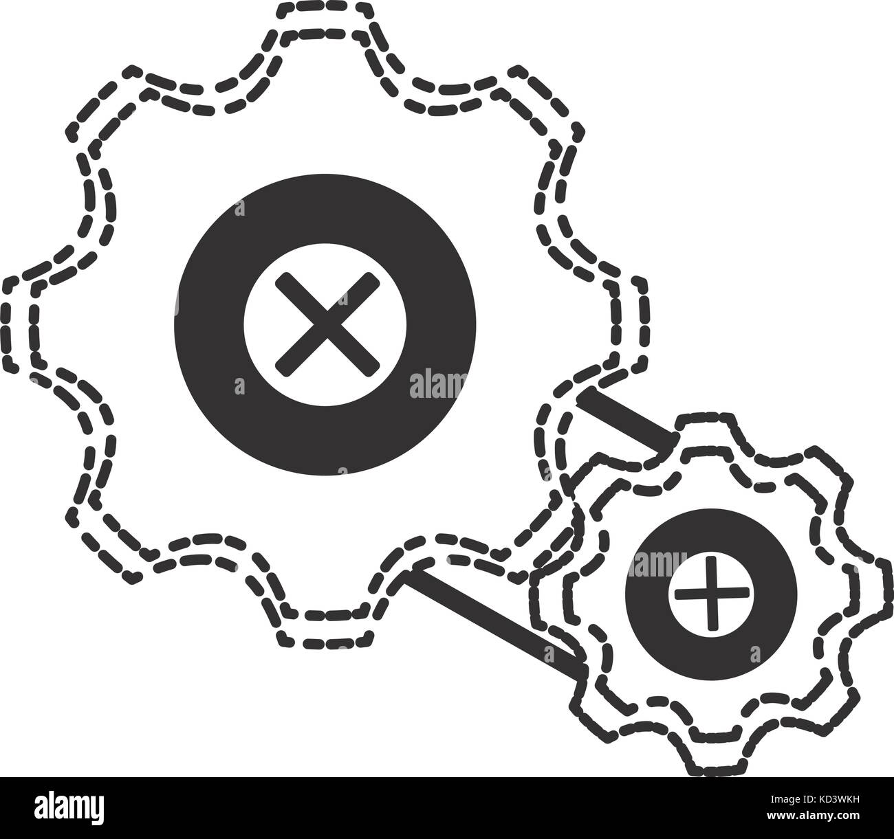 gear wheel icon Stock Vector Image & Art - Alamy