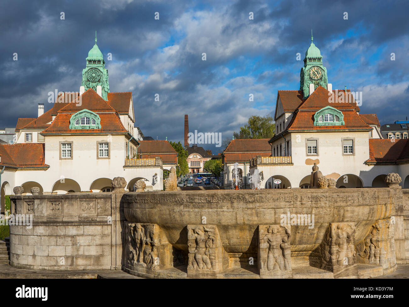 Former german bath house hi-res stock photography and images - Alamy