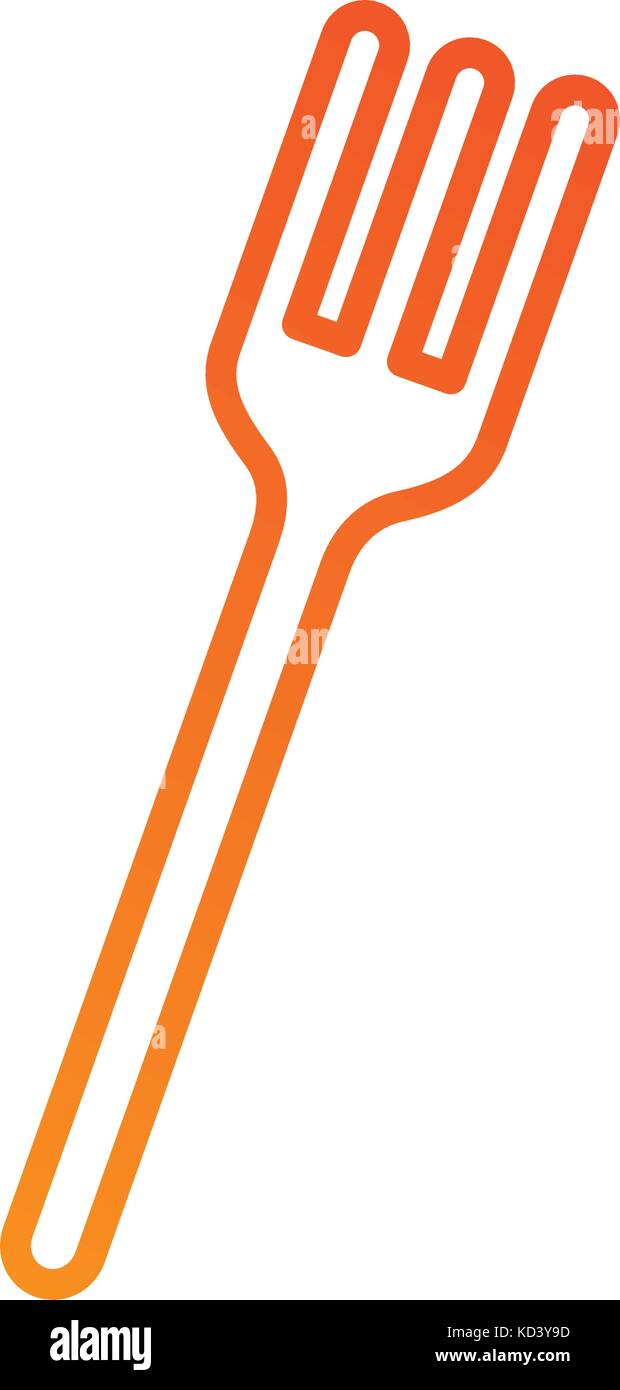 fork icon silverware kitchen restaurant symbol Stock Vector Image & Art ...