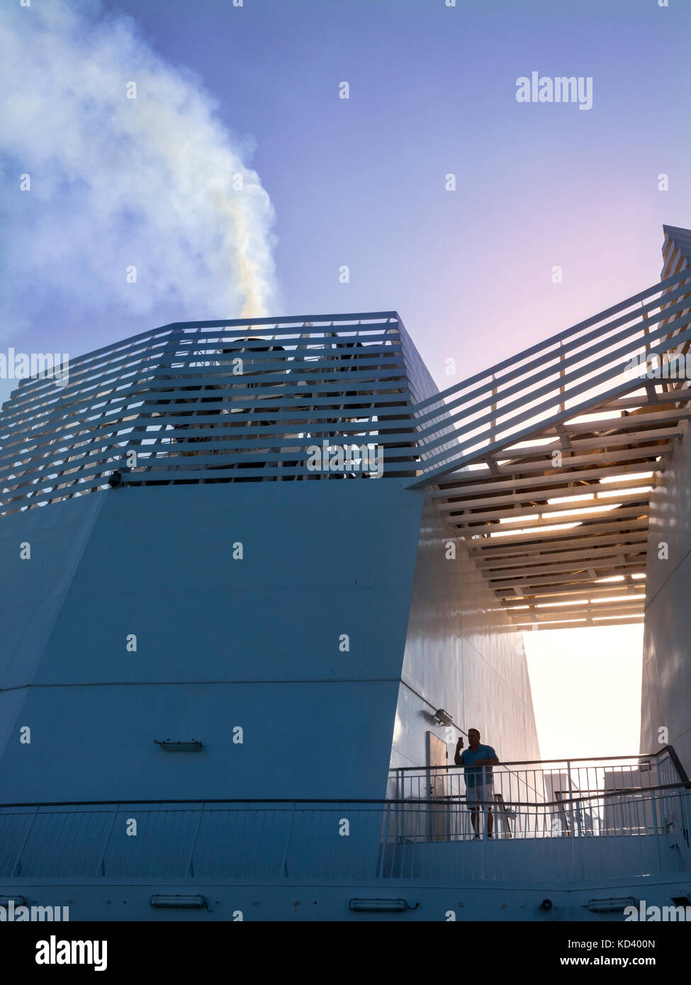 Cruise ship smoke stack hi-res stock photography and images - Alamy