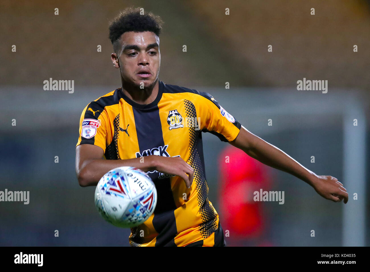 Leon Davies, Cambridge United Stock Photo - Alamy