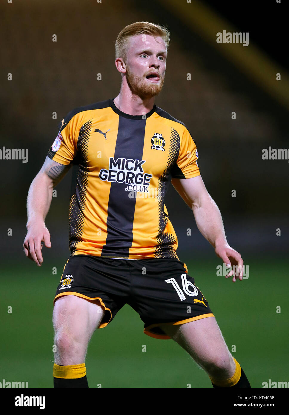 Jake Carroll, Cambridge United Stock Photo - Alamy