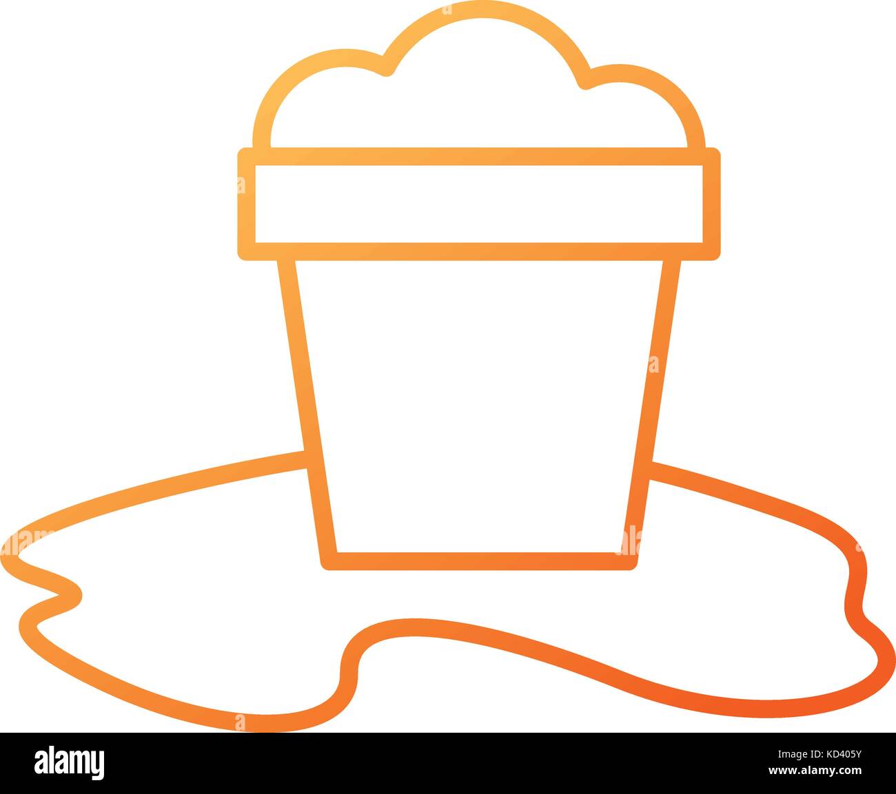 Sand bucket sign vector hi-res stock photography and images - Alamy