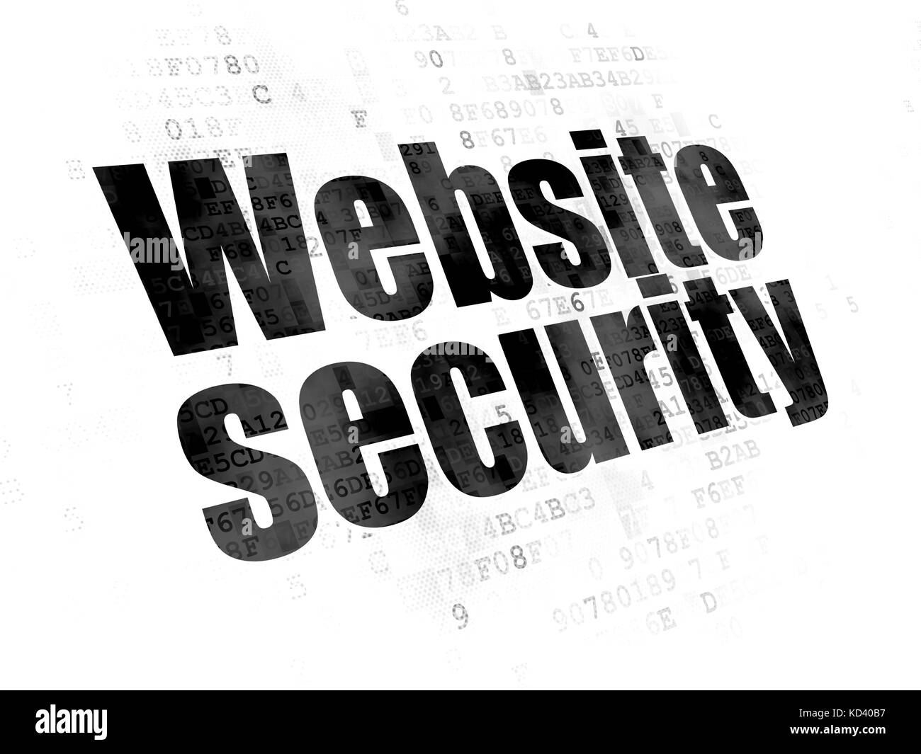 Web design concept: Website Security on Digital background Stock Photo ...