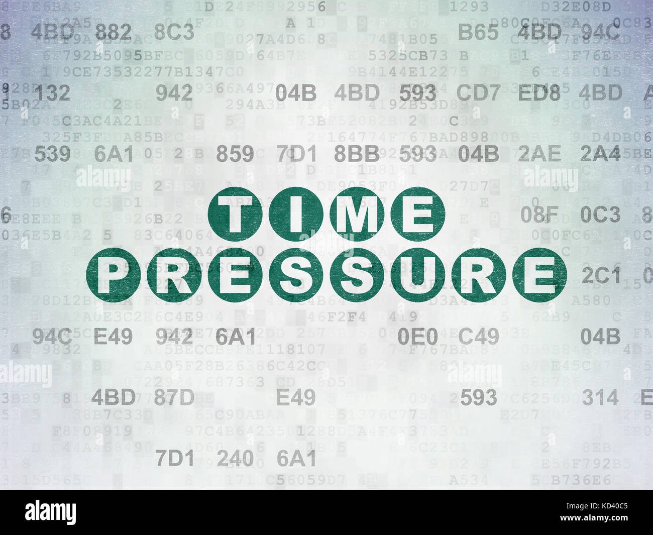 Time concept: Time Pressure on Digital Data Paper background Stock ...