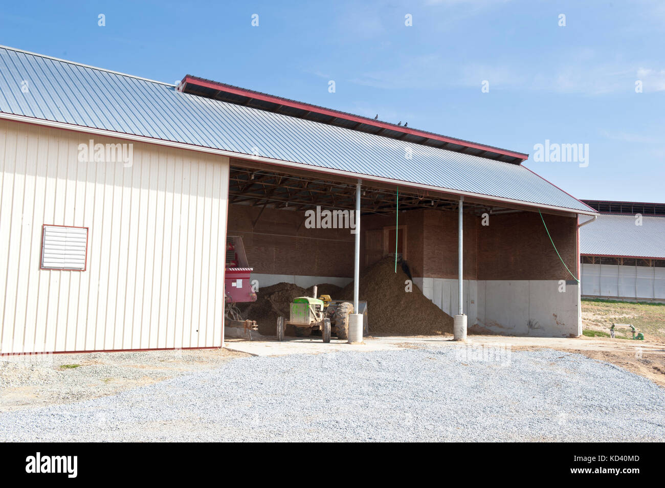 SOLID WASTE FROM METHANE DIGESTOR SEPARATOR Stock Photo - Alamy