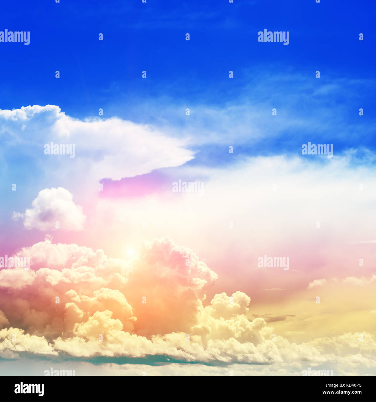 Sky colors air clouds Stock Photo - Alamy