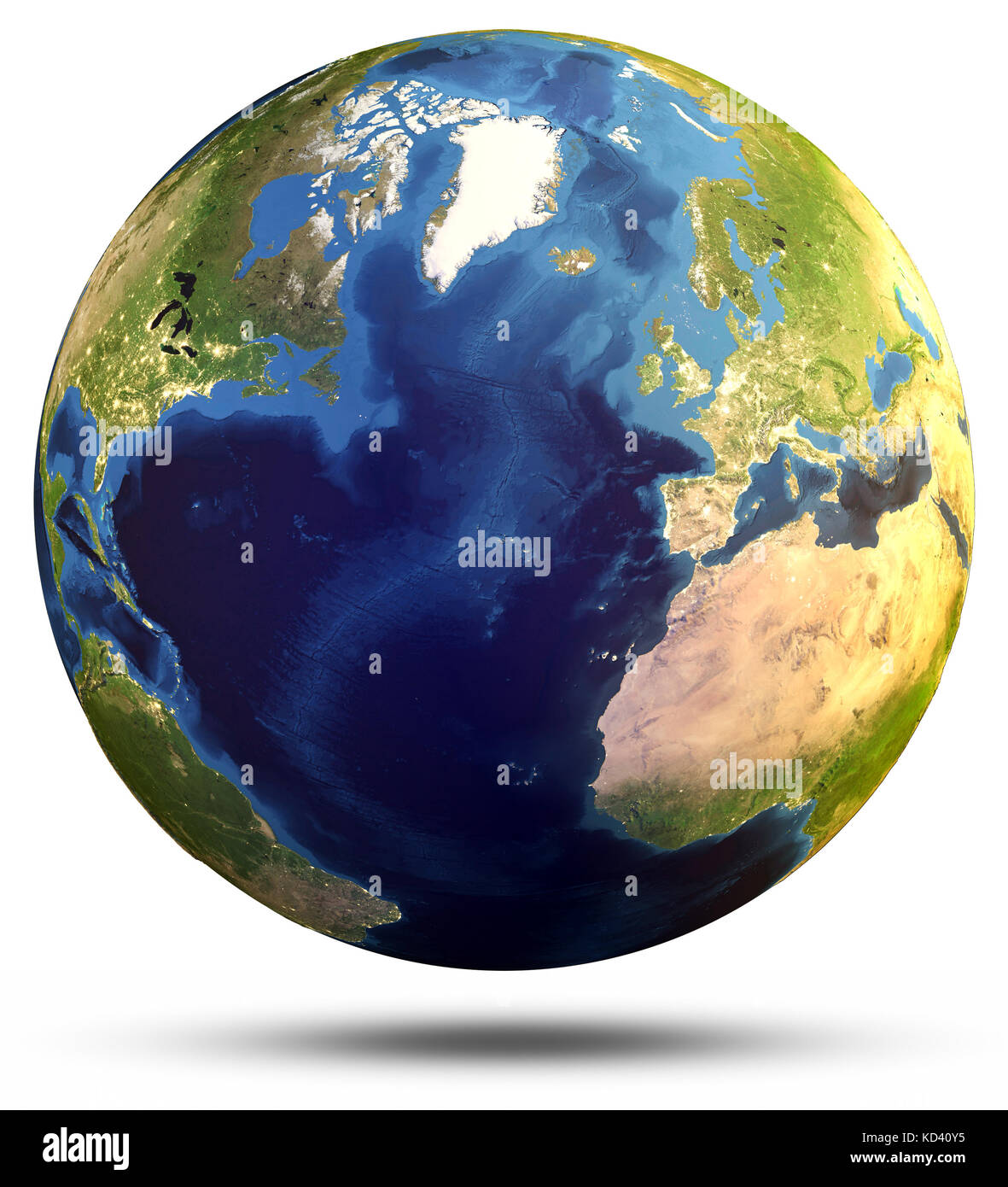 Globe map 3d Cut Out Stock Images & Pictures - Alamy