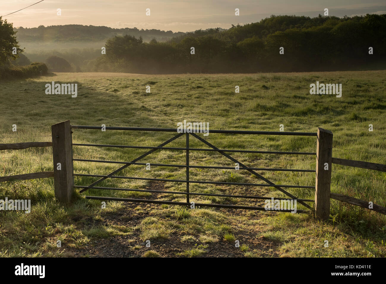Early Morning Farm views Stock Photo - Alamy
