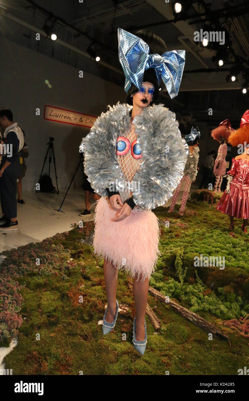 New York Fashion Week - Laurence & Chico - Runway Featuring: Atmosphere ...