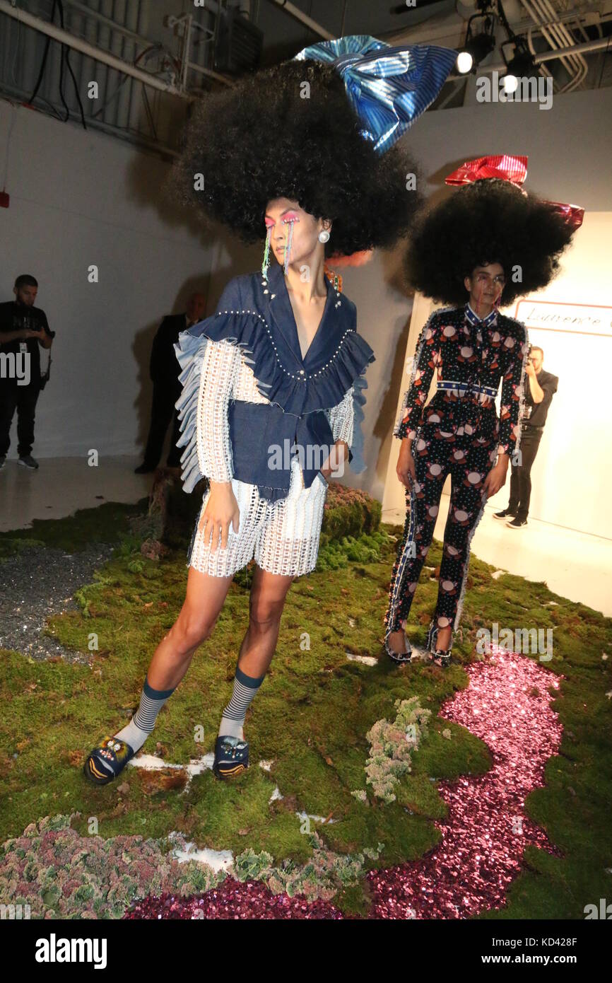 New York Fashion Week - Laurence & Chico - Runway Featuring: Atmosphere ...