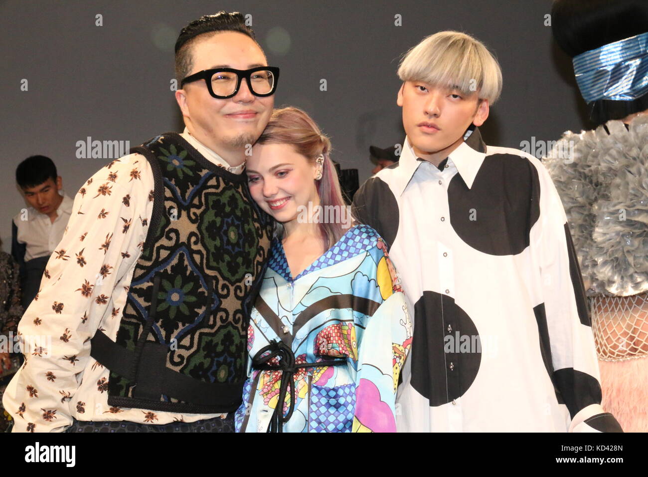 New York Fashion Week - Laurence & Chico - Runway Featuring: Laurence ...