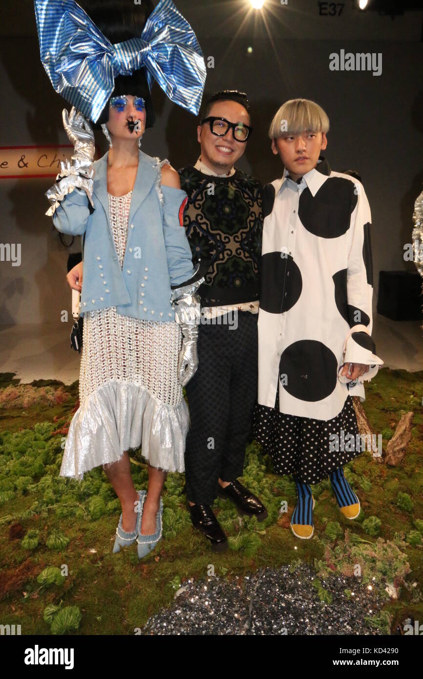 New York Fashion Week - Laurence & Chico - Runway Featuring: Laurence ...