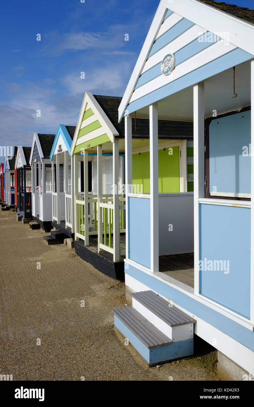 Southwold beach huts sea hi-res stock photography and images - Alamy