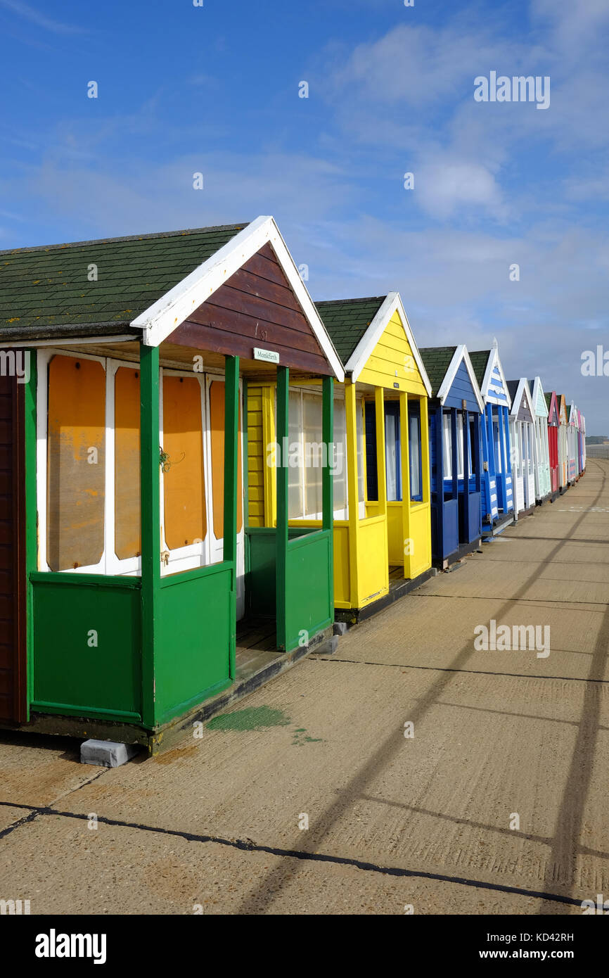 Southwold beach huts sea hi-res stock photography and images - Alamy