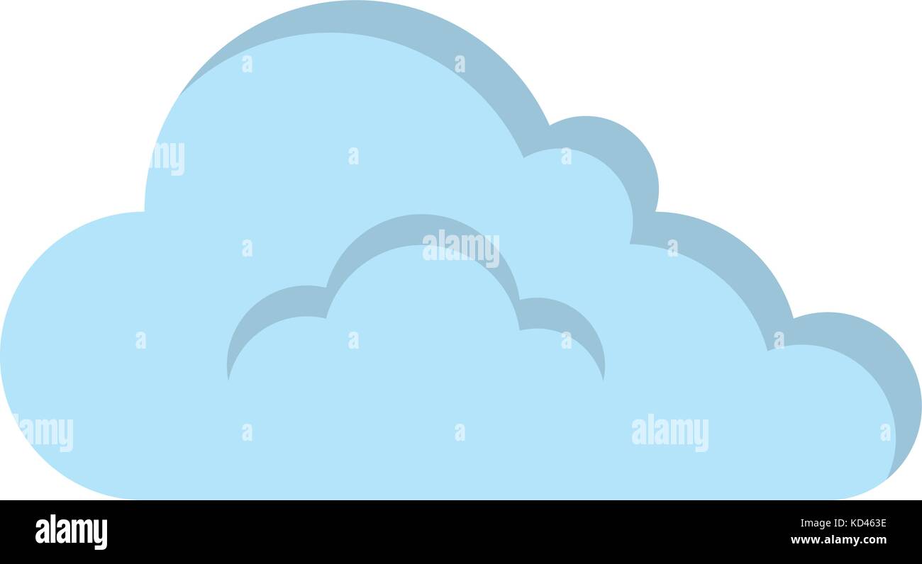 cloud weather symbol icon vector illustration design Stock Vector Image ...