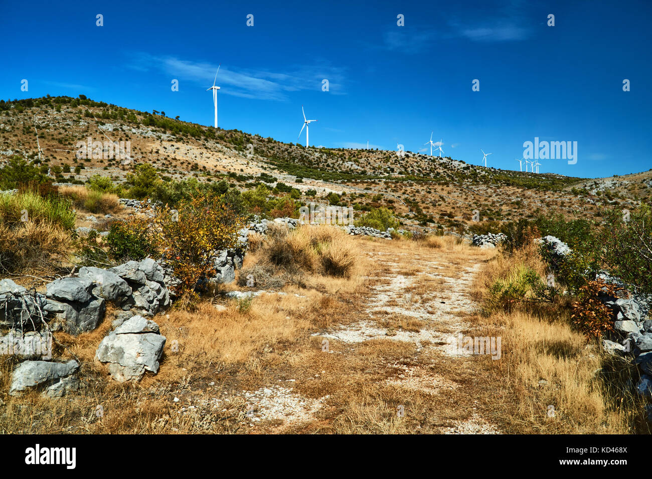 Croatia wind farm hi-res stock photography and images - Alamy