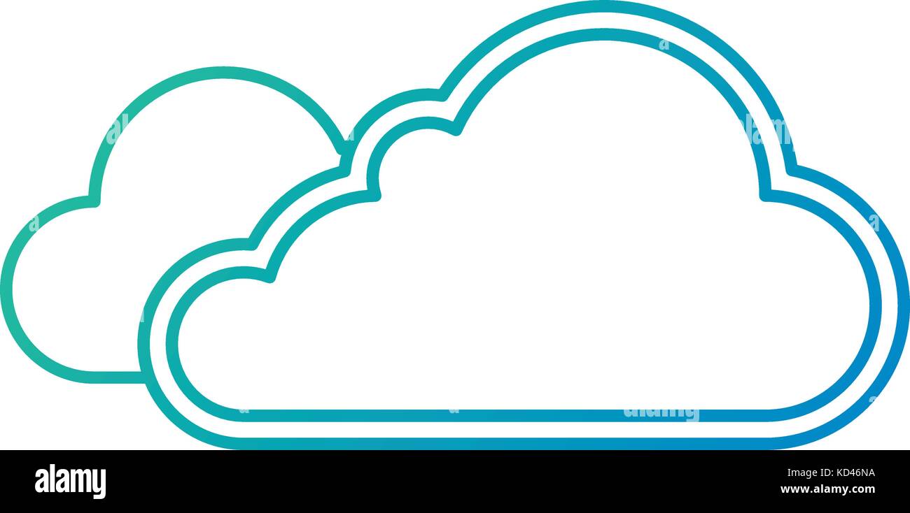 cloud weather symbol icon vector illustration design Stock Vector Image ...