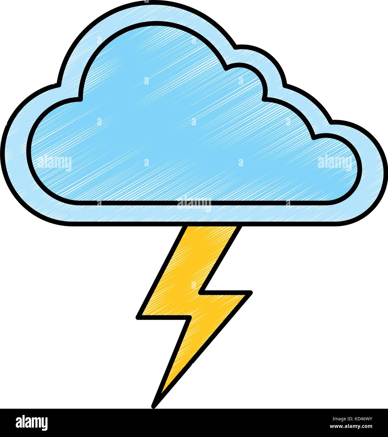 Thunder Vector Vectors Stock Photos & Thunder Vector Vectors Stock ...
