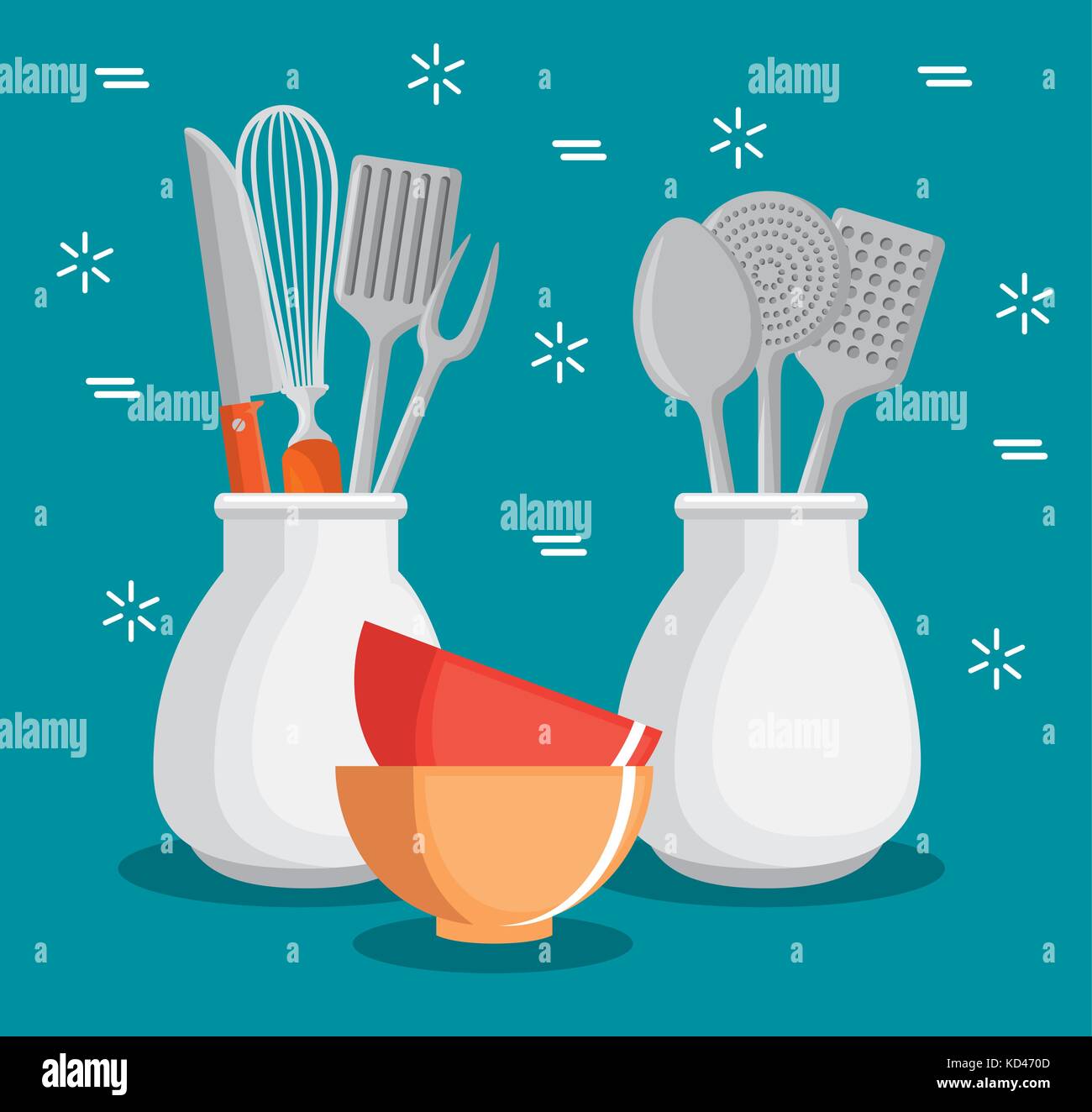 Colorful Cooking Utensils
