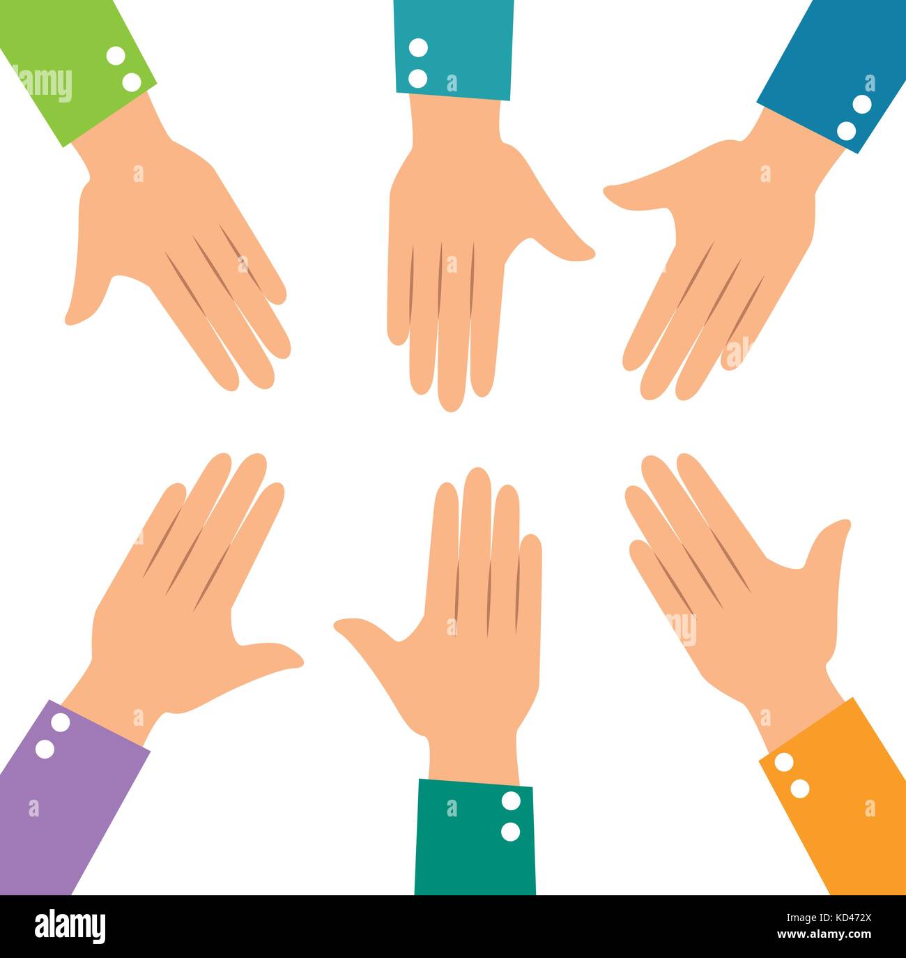 human hands clapping ovation applaud hands vector illustration graphic design Stock Vector Image ...