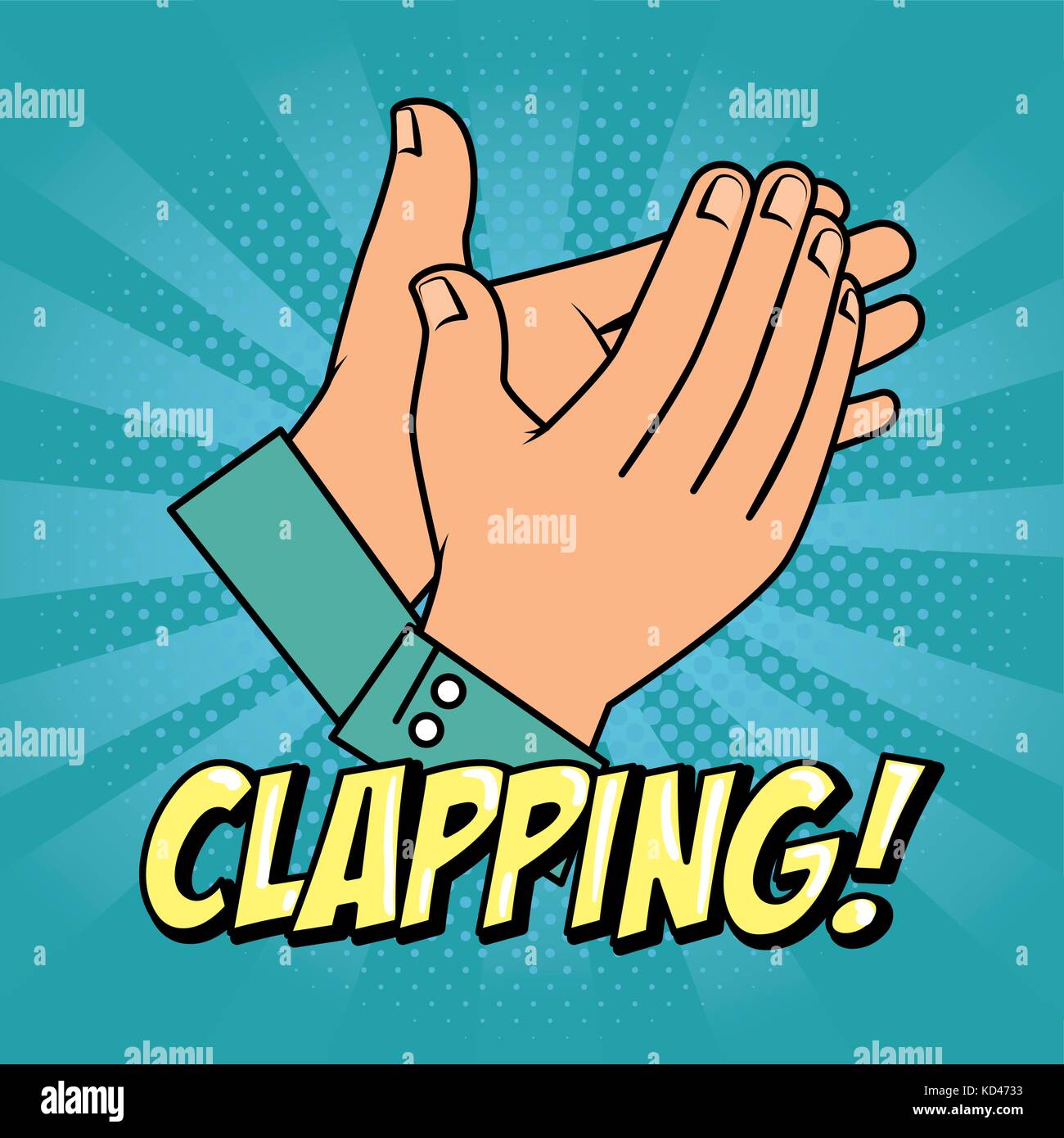 Human Hand Clap Illustration Stock Photos & Human Hand Clap ...