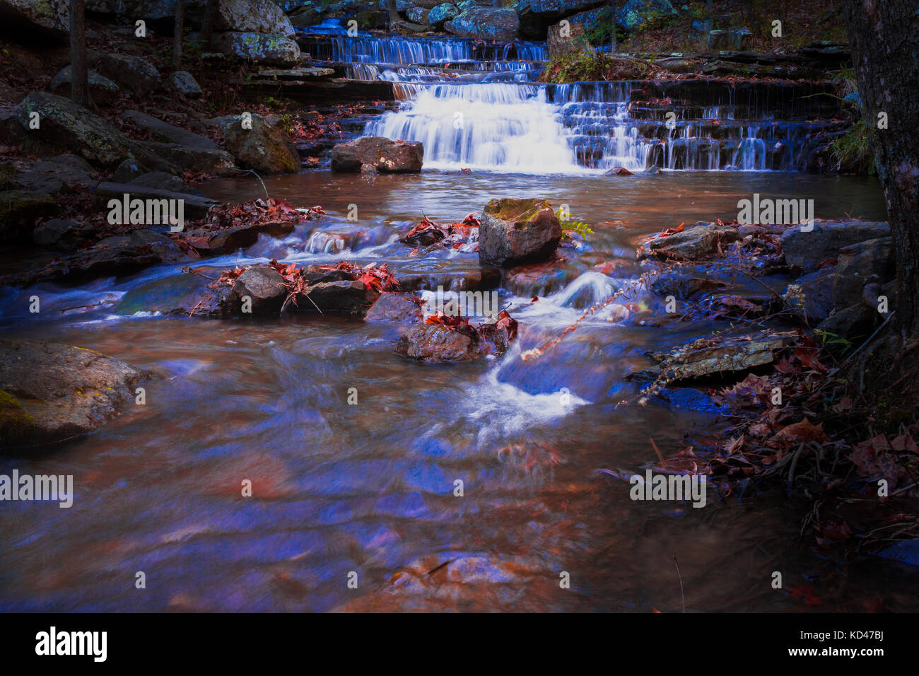 Waterfall on the Collins Creek Trail in Heber Springs Arkansas 2016 ...