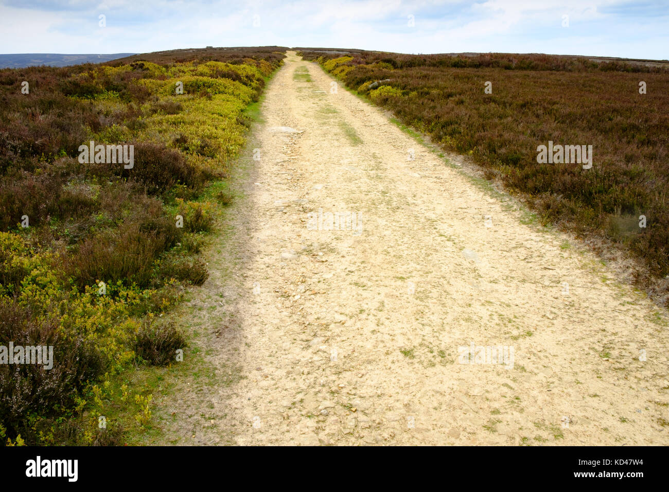 Gravel bridleway over Broomhead Moor, Peak District, UK Stock Photo - Alamy