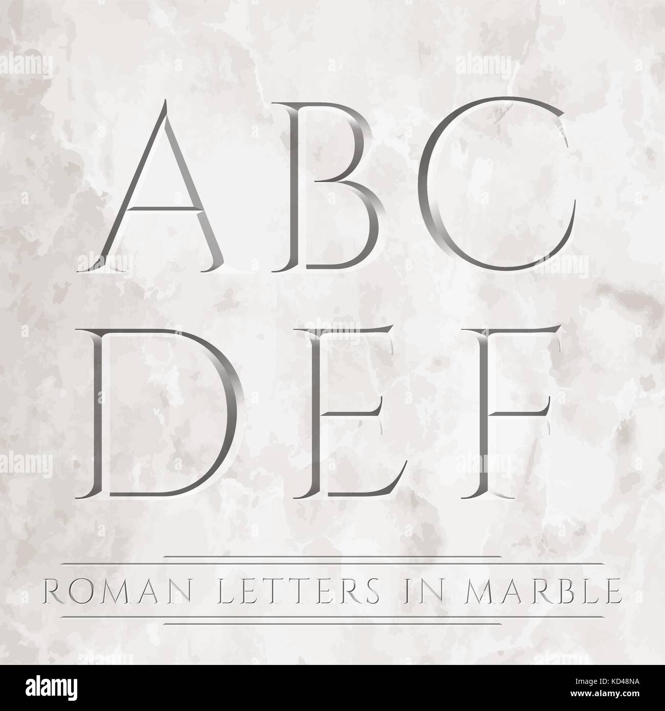 Ancient Roman letters chiseled in marble. Can be placed over different ...