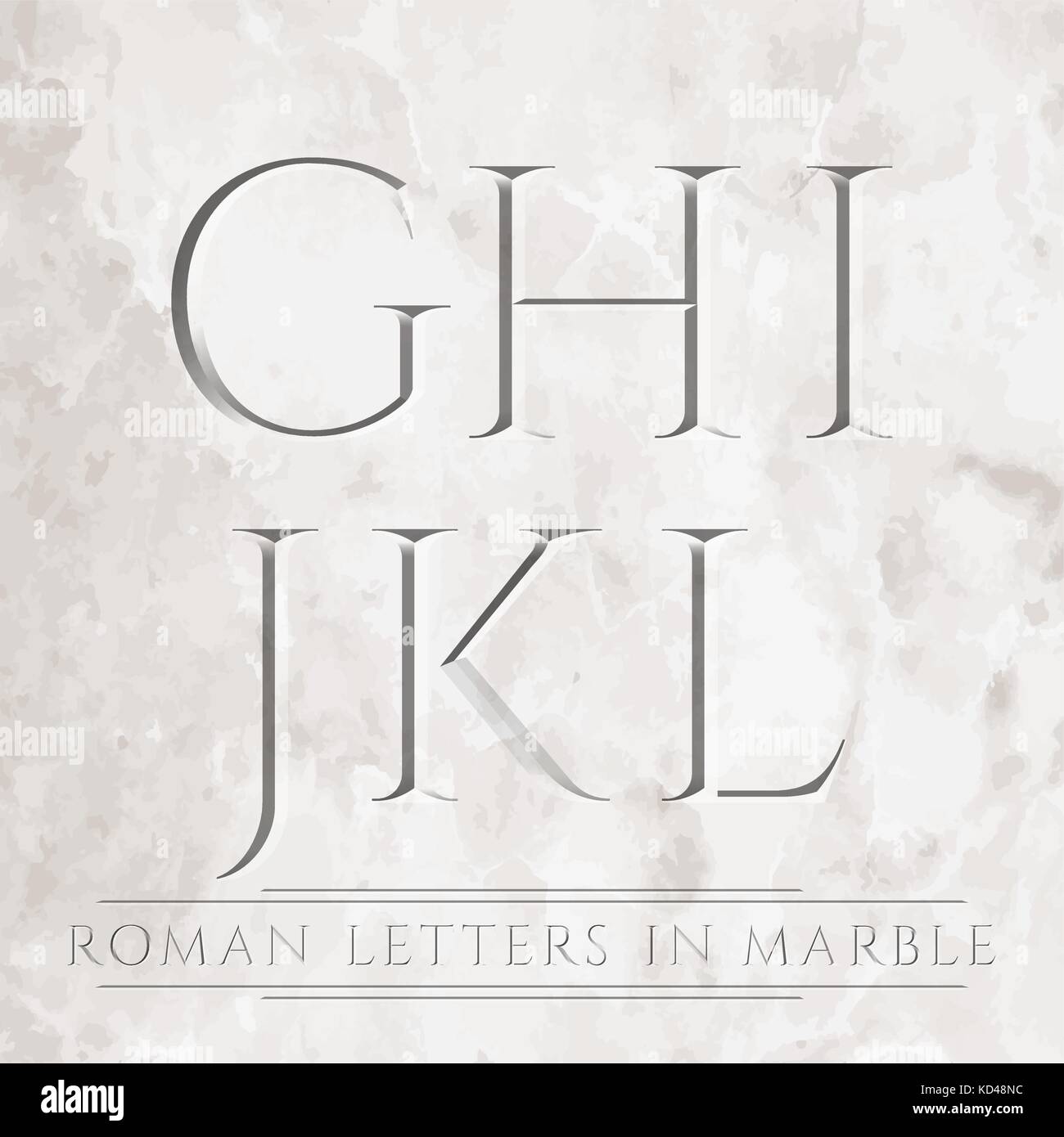 Roman latin letters wall Stock Vector Images - Alamy