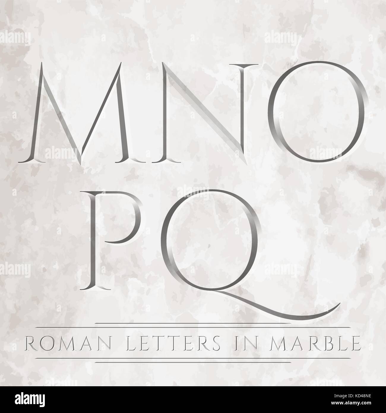 Engraved roman letters hi-res stock photography and images - Alamy