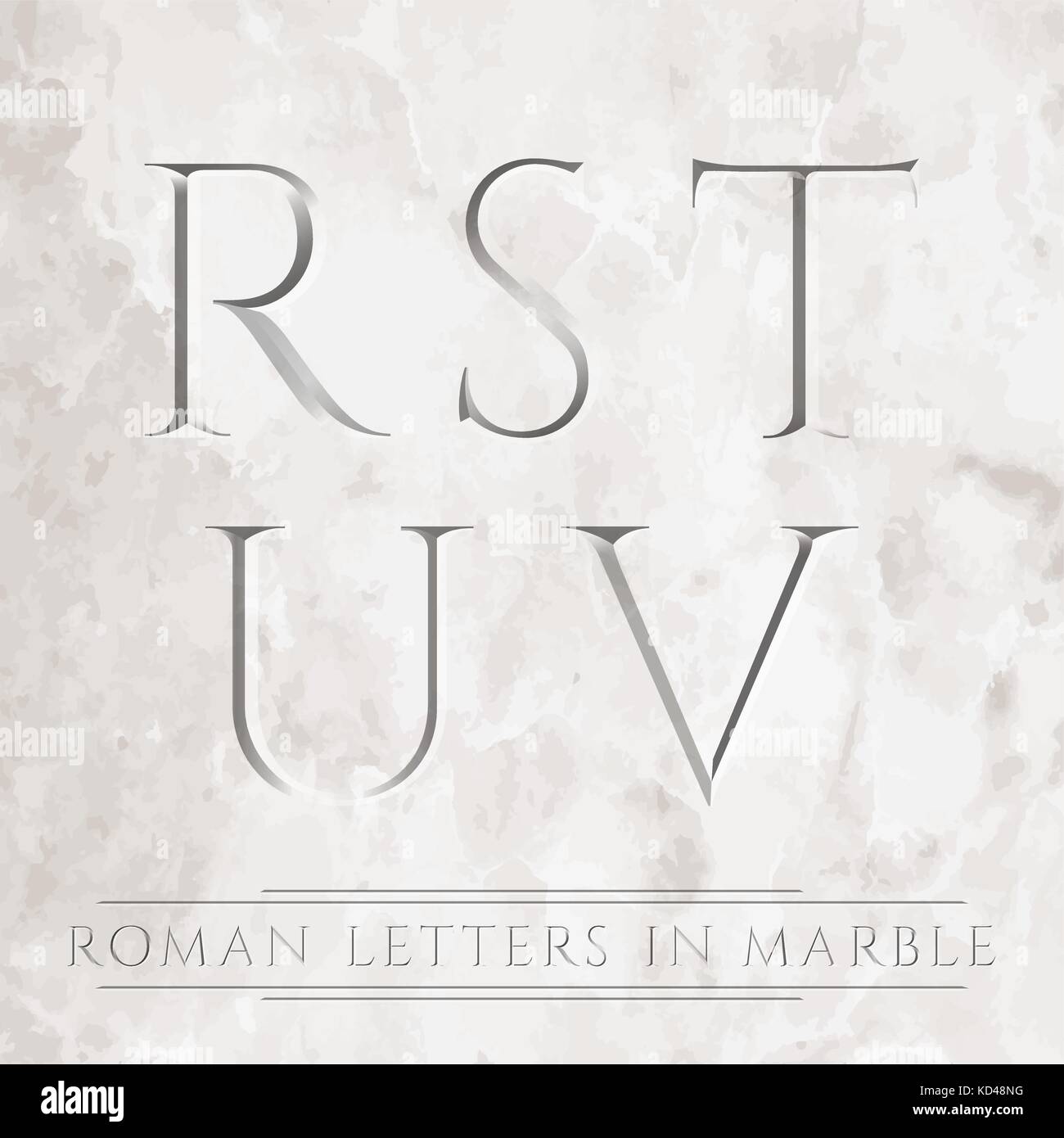 Ancient Roman letters chiseled in marble. Can be placed over different ...