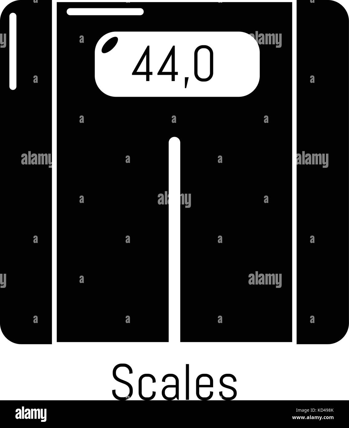 Scales icon, simple black style Stock Vector Image & Art - Alamy