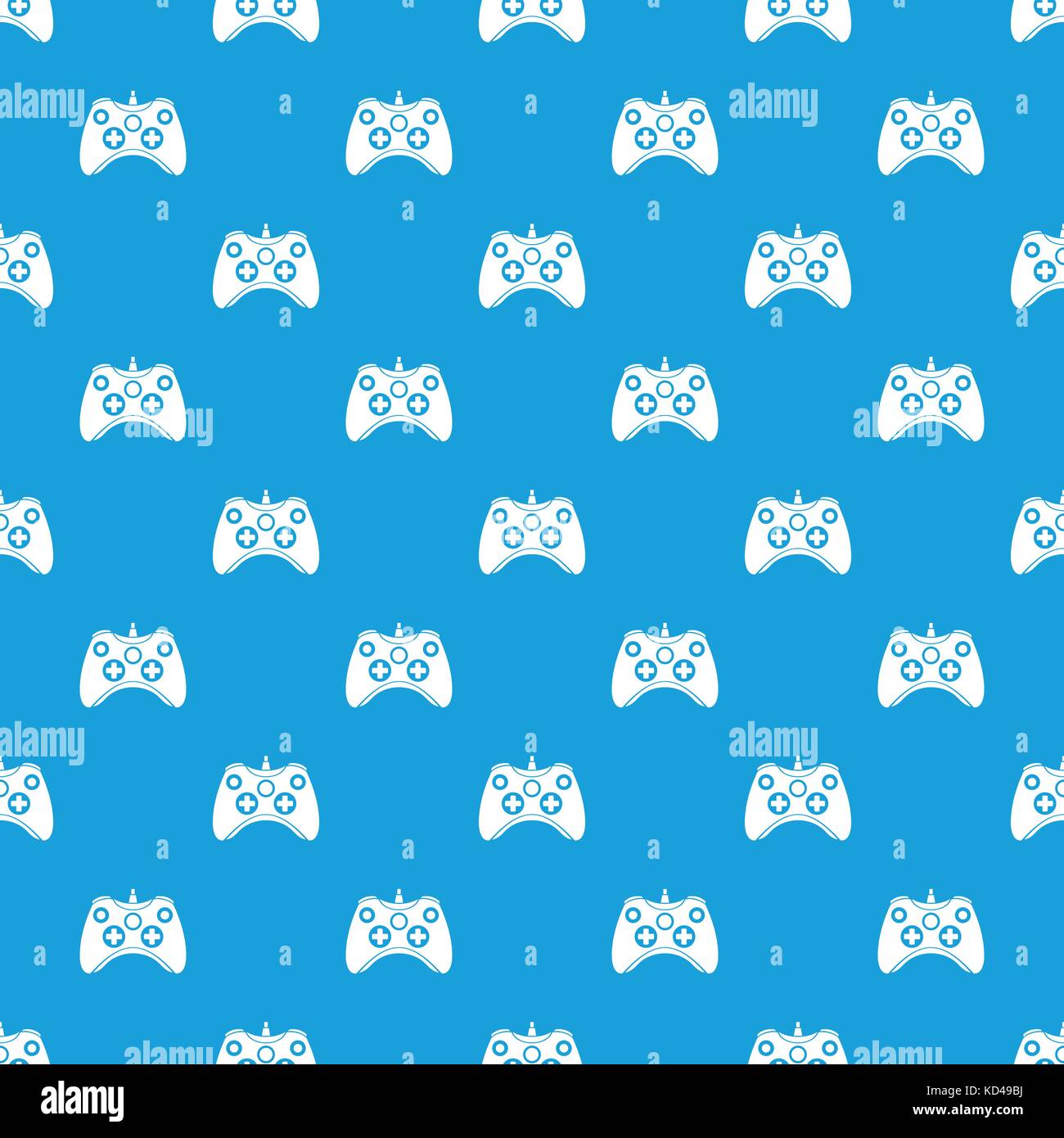 Video game controller pattern seamless blue Stock Vector Image & Art ...
