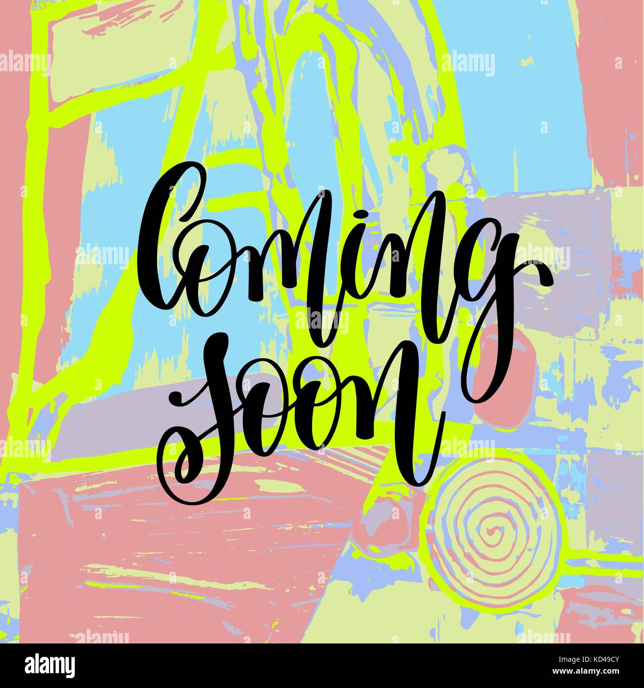 Contemporary calligraphy Stock Vector Images - Alamy