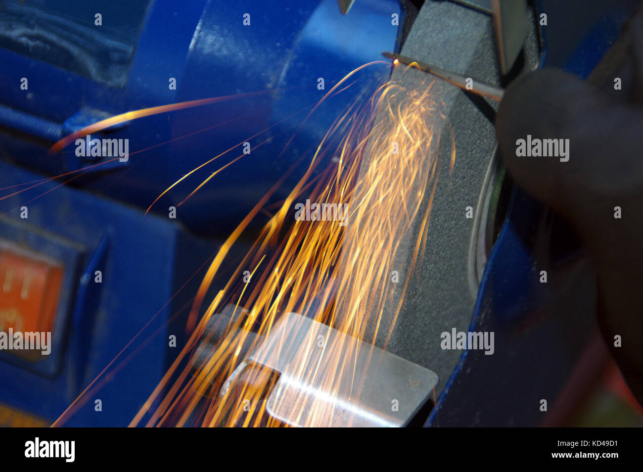 Grinding wheel sparks hi-res stock photography and images - Alamy