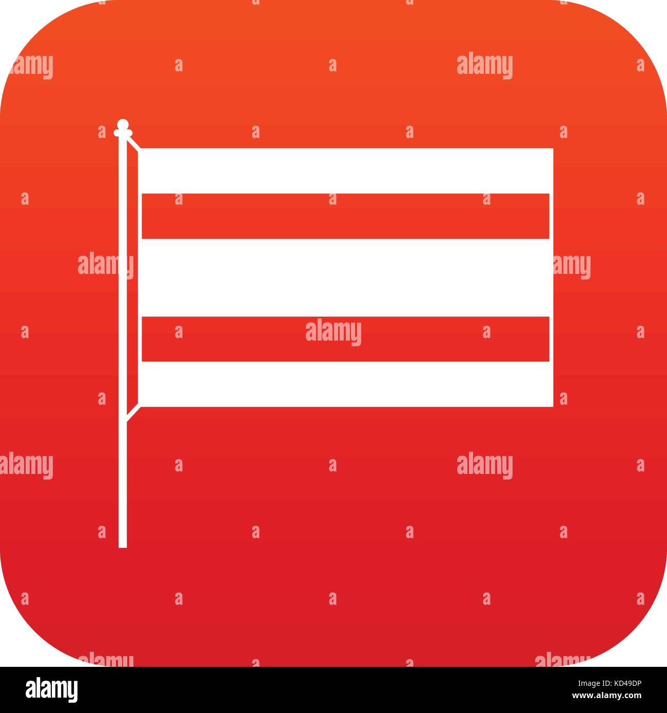 Flag icon digital red Stock Vector Image & Art - Alamy