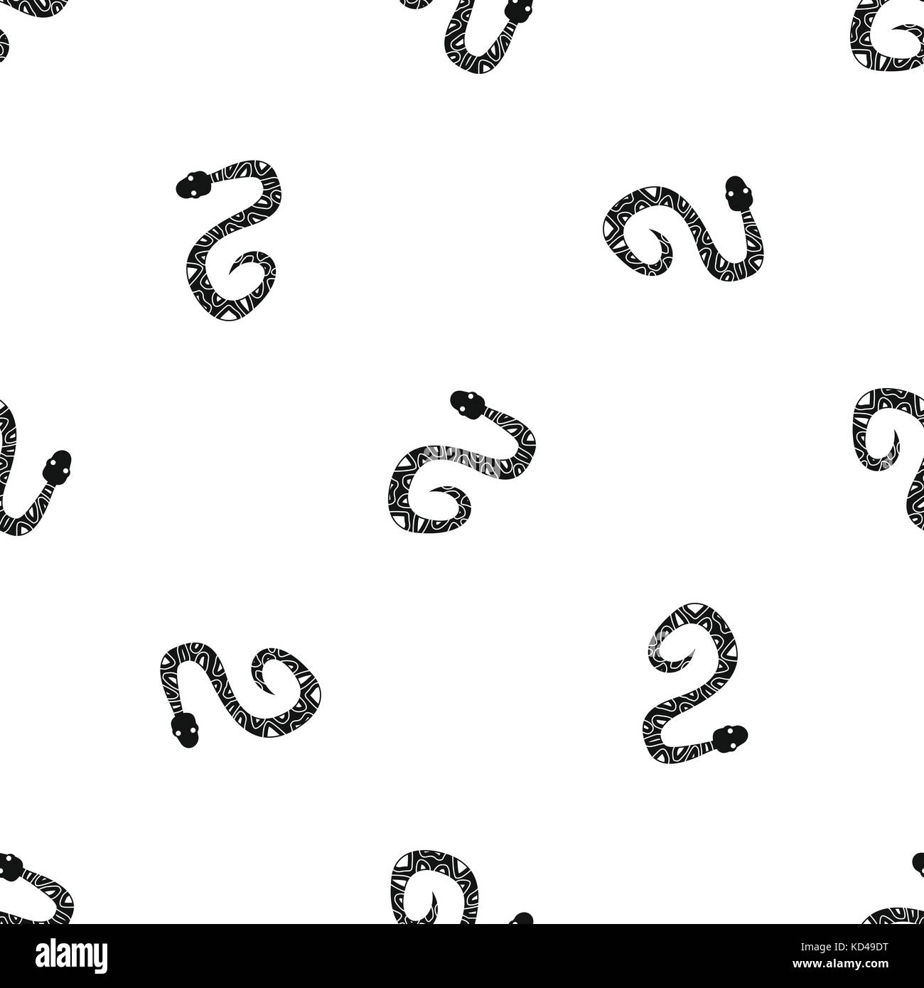Snake pattern seamless black Stock Vector Image & Art - Alamy