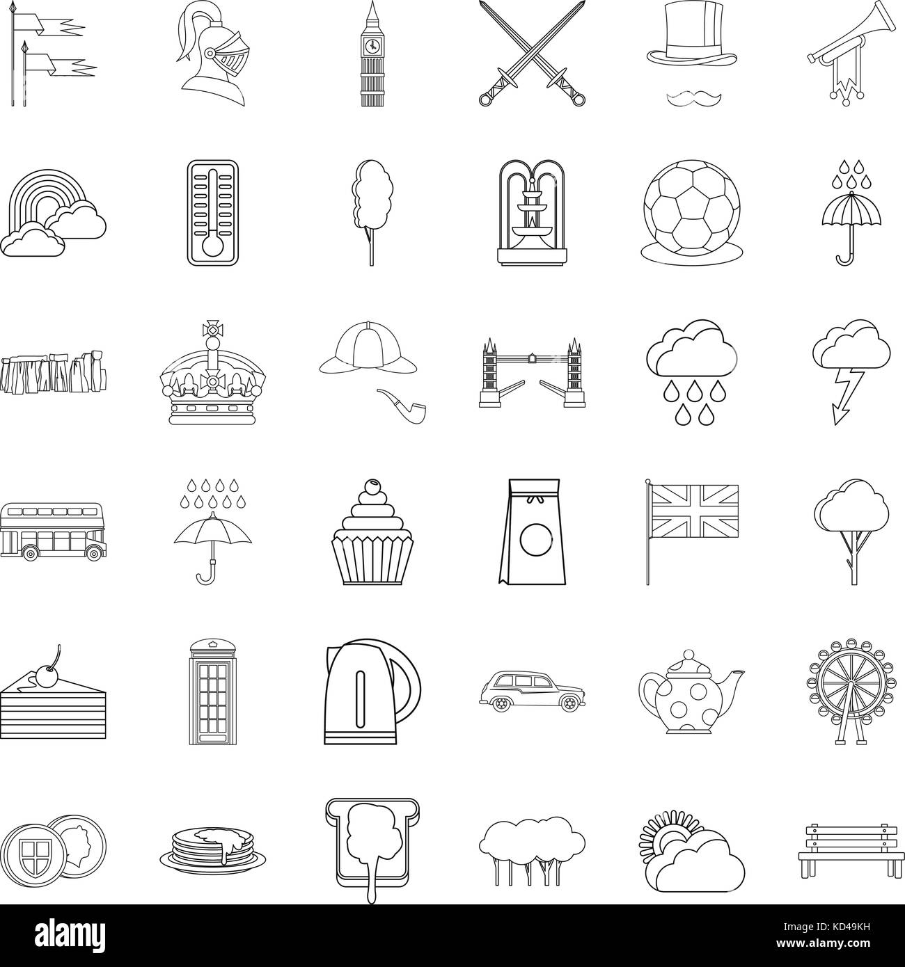 London icons set, outline style Stock Vector Image & Art - Alamy London icons set, outline style Stock Vector Image & Art - Alamy