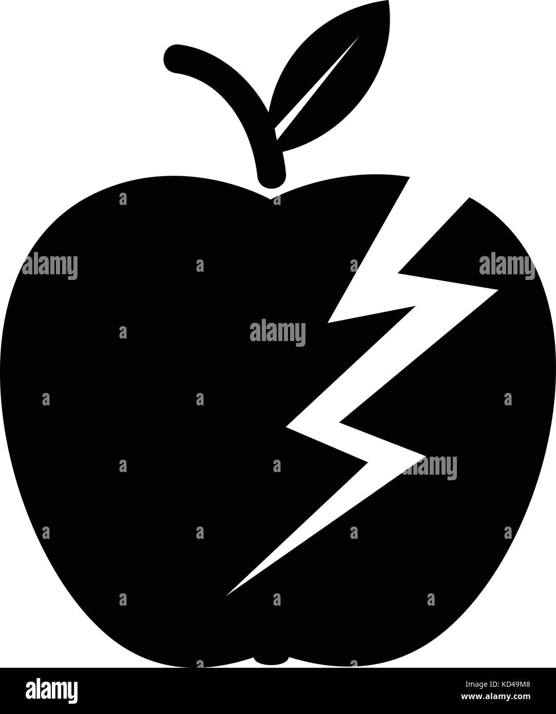 Apple lightning Black and White Stock Photos & Images - Alamy