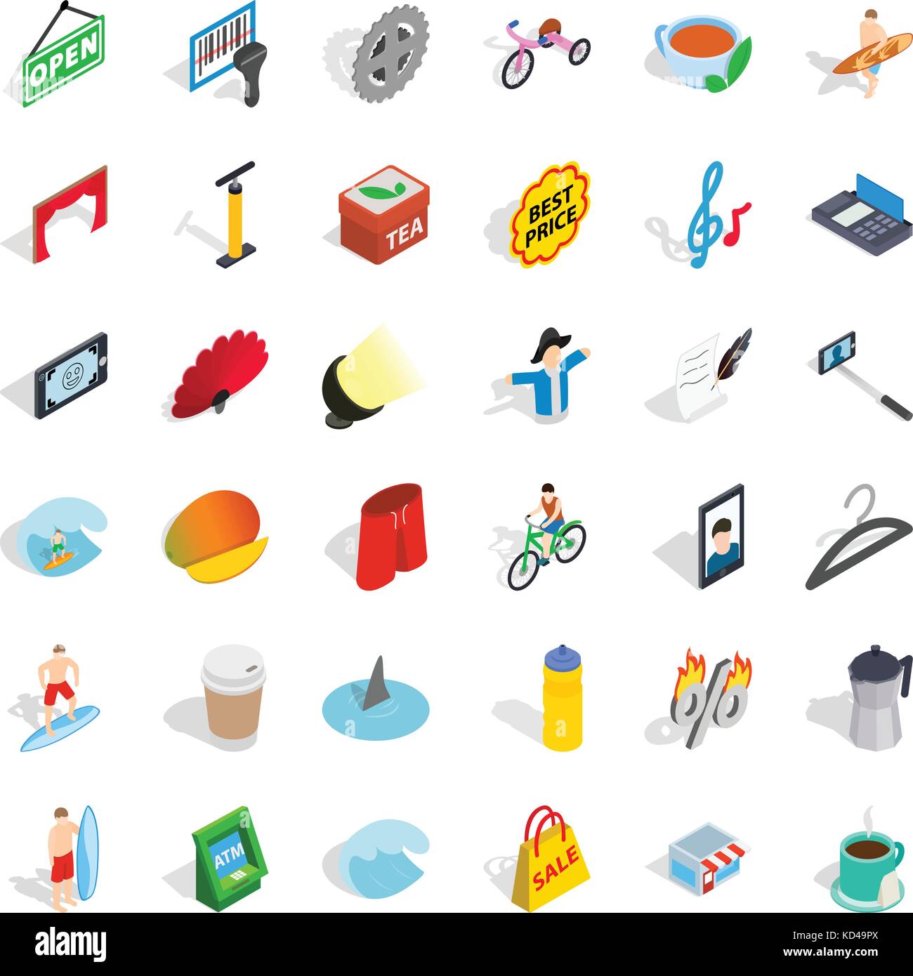 Card reader icons set, isometric style Stock Vector Image & Art - Alamy