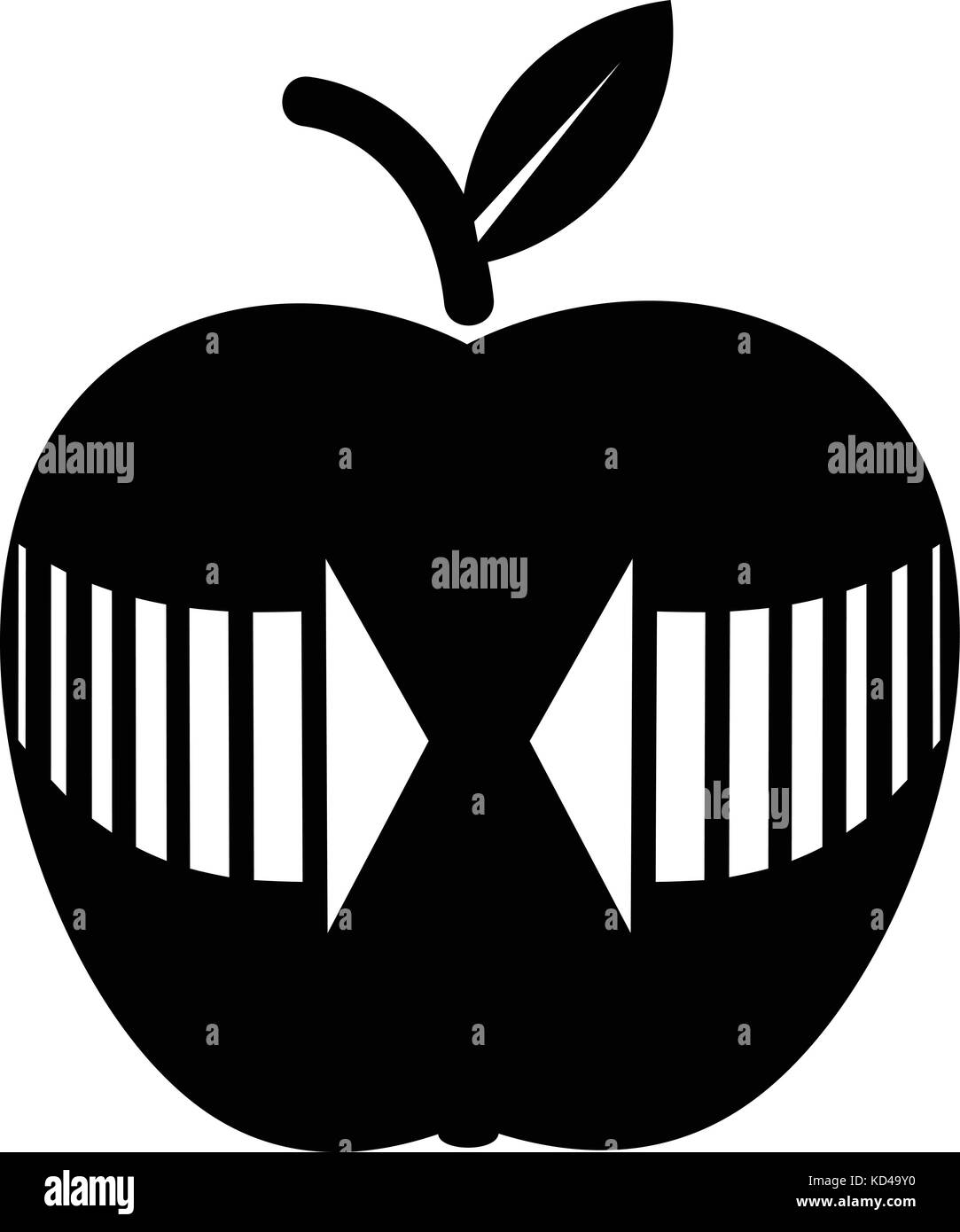 Arrow apple icon, simple black style Stock Vector Image & Art - Alamy