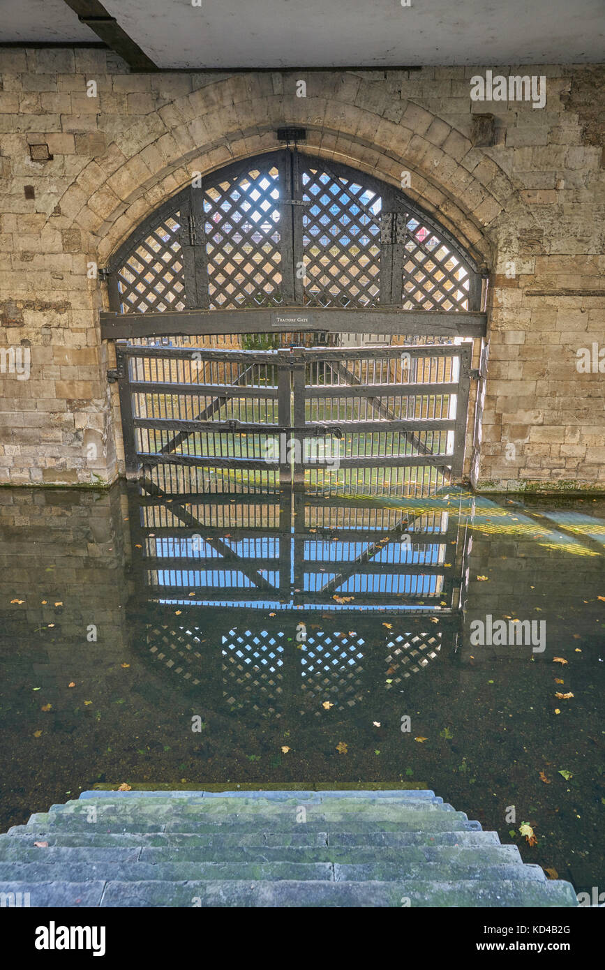 traitors gate, the tower of London Stock Photo - Alamy