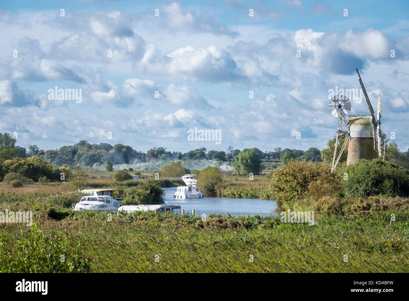 River Ant within The Norfolk Broads National Park Stock Photo - Alamy