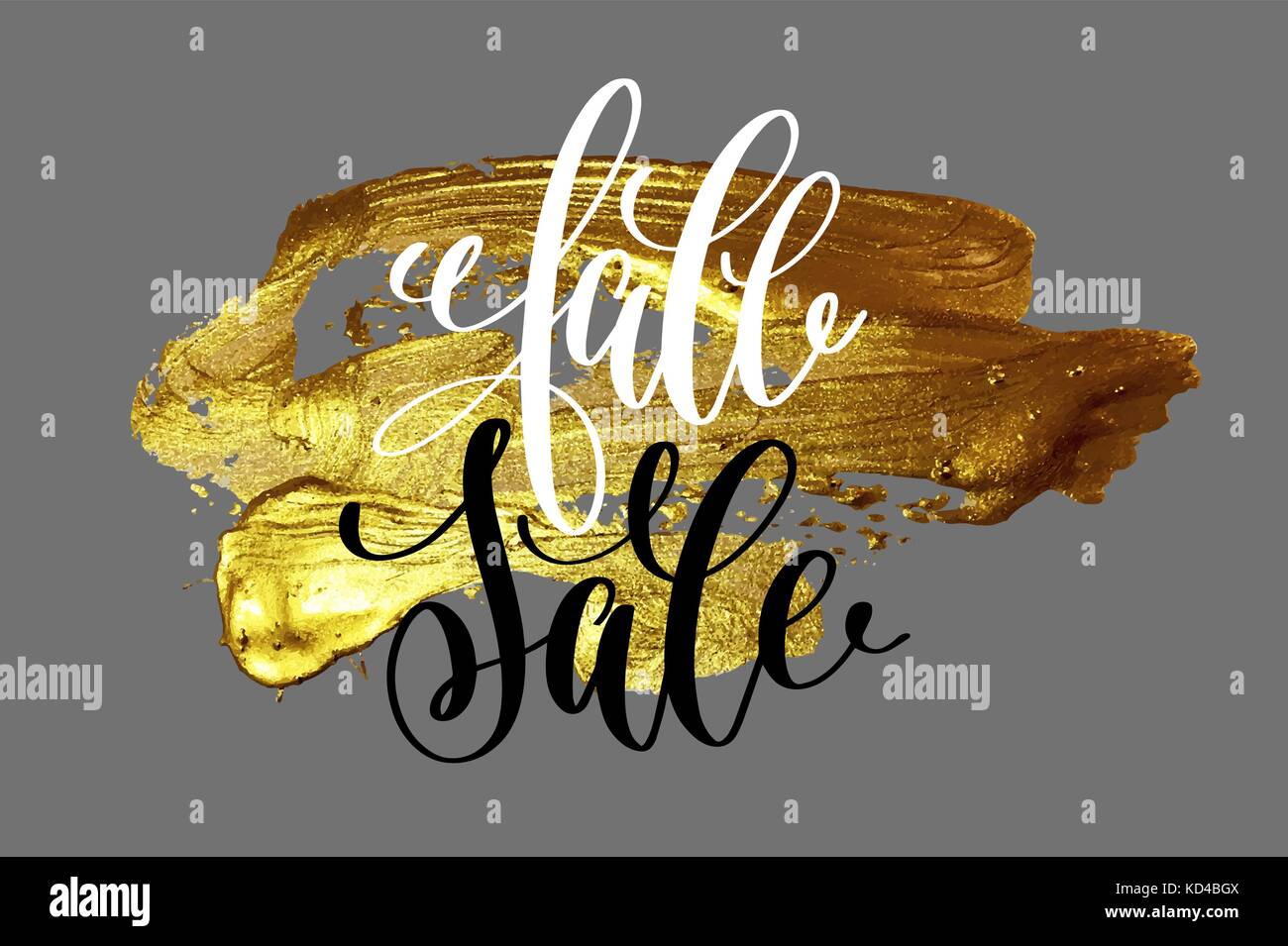 Hand drawn textured golden Stock Vector Images - Alamy