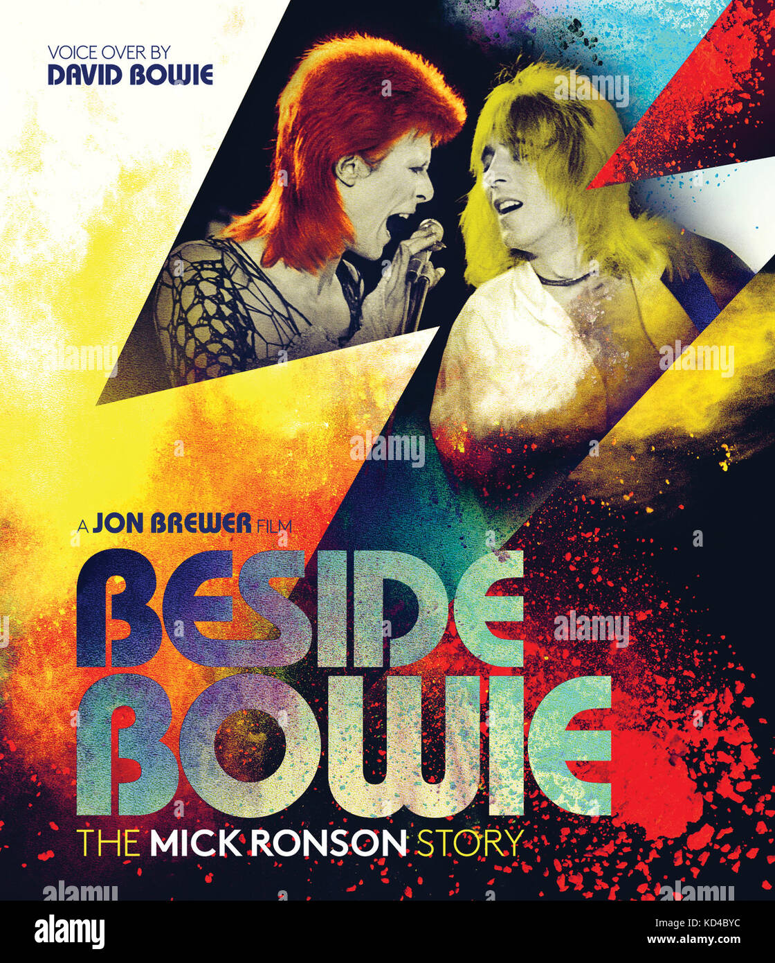BESIDE BOWIE, US poster, l-r: David Bowie, Mick Ronson, 2017. ©MVD ...