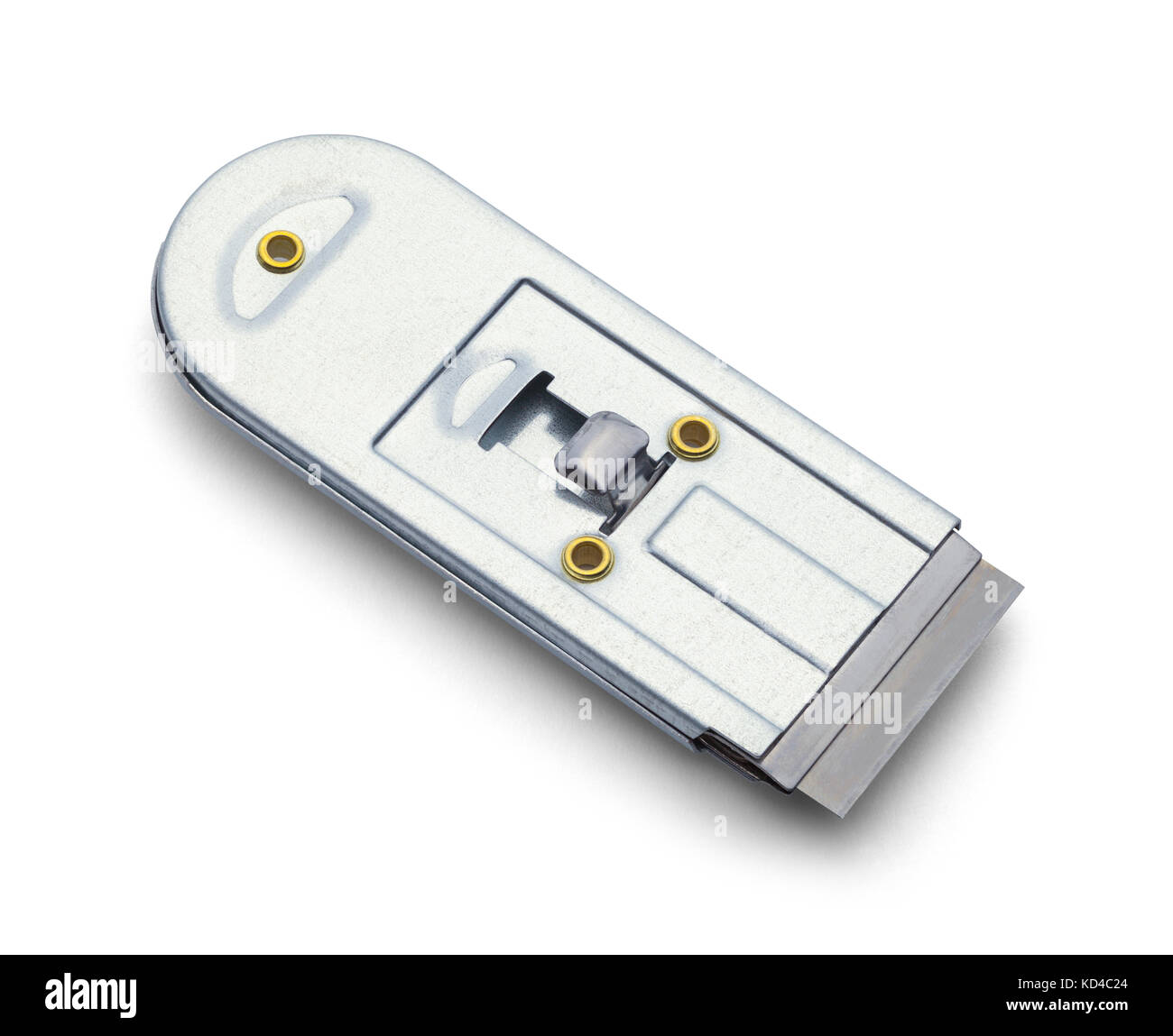 Razor Blade Holder Isolated on a White Background Stock Photo - Alamy