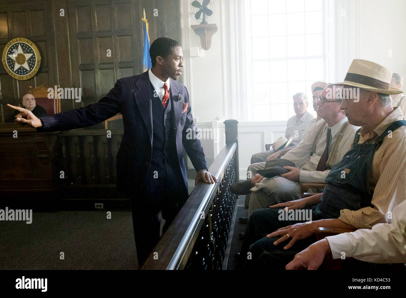 MARSHALL, Chadwick Boseman (left), 2017. ph: Barry Wetcher. ©Open Road ...