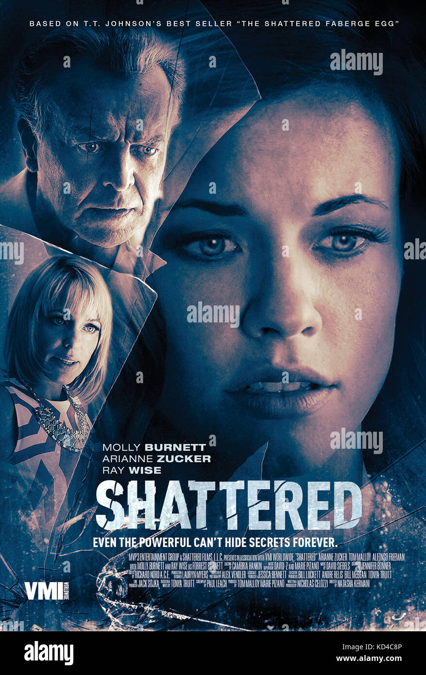 SHATTERED, US poster, from left: Arianne Zucker, Ray Wise, Molly ...